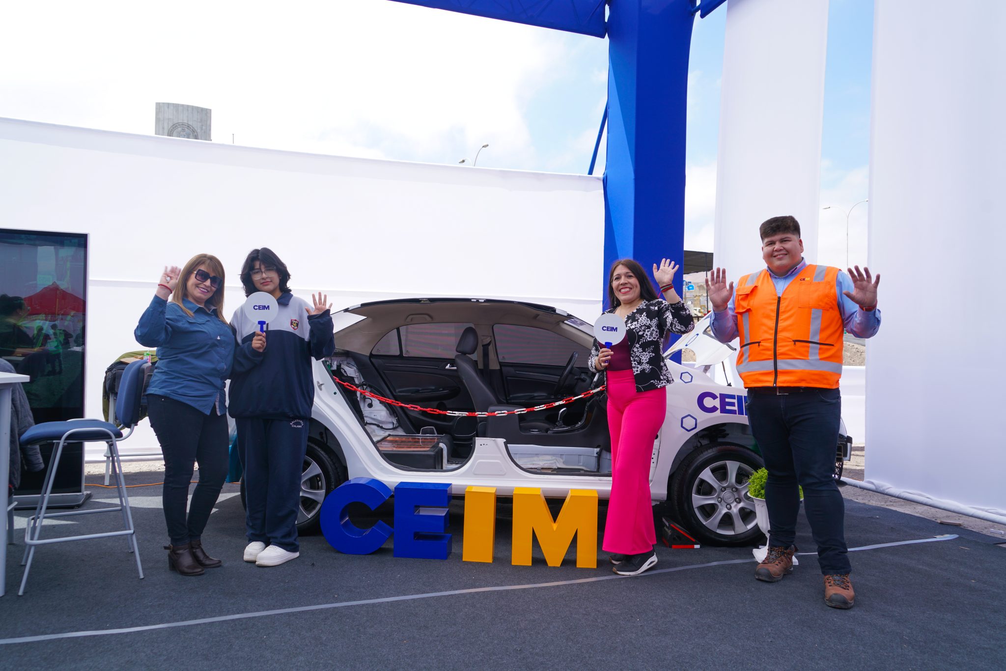 CEIM presentó automóvil eléctrico con fines pedagógicos en Innova Fest 2024 – Ceim